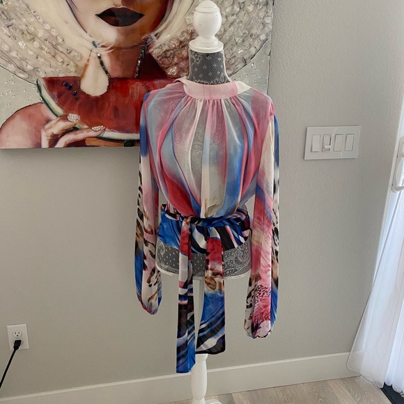 Tops | Designer Inspired Beautiful Prints Tops Sm | Poshmark